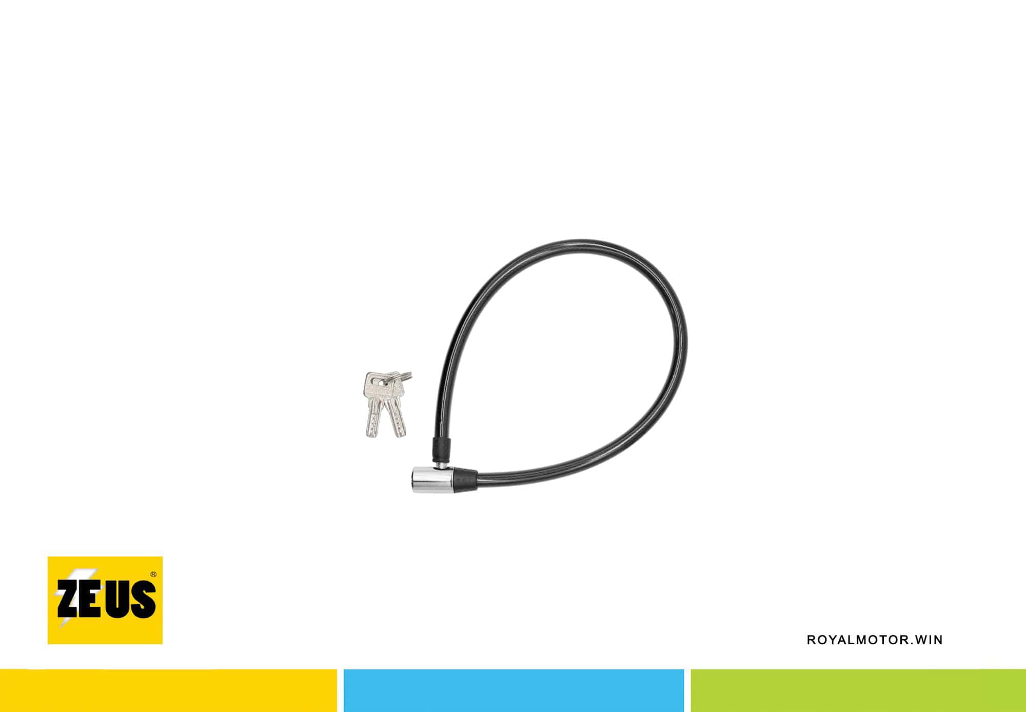 Steel Cable Lock (Braided Cable) – ROYAL MOTORCYCLE SPAR PARTS